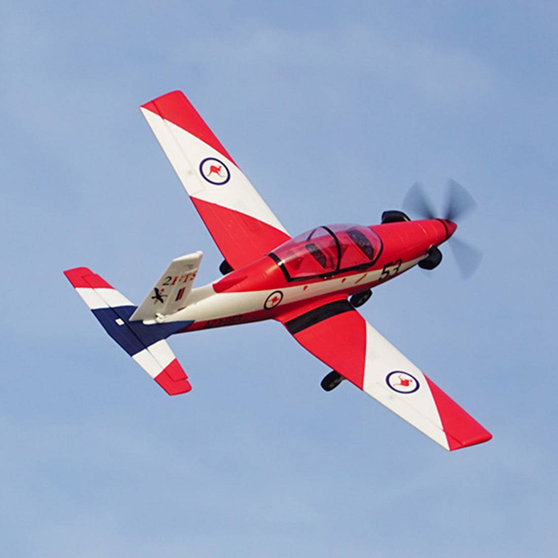 PC-9 V2 1200mm Wingspan Air Force Helicopter RC Airplane Trainer Plane ...