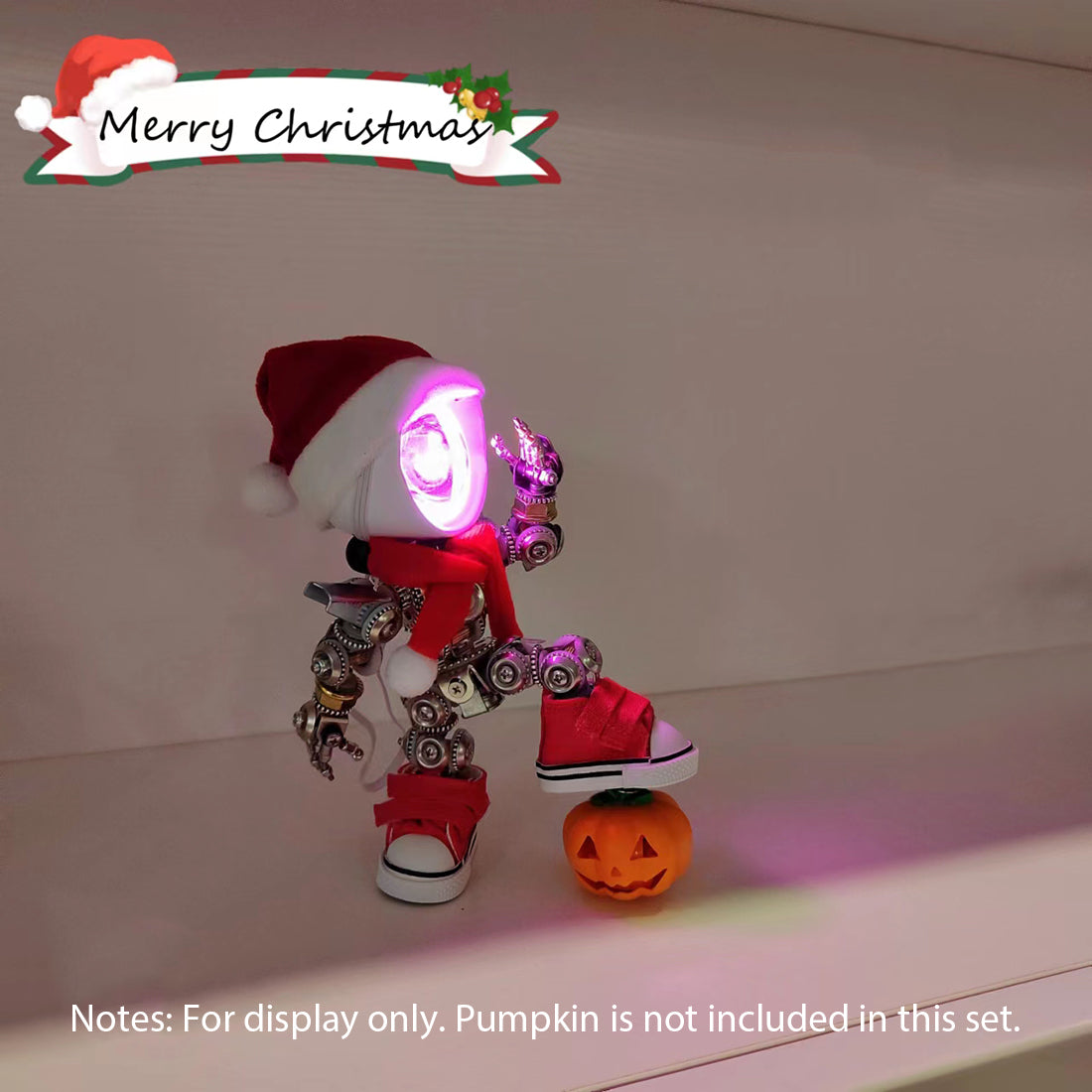 Santa Claus DIY Metal Kits with Colorful Ambient Lamp - Stirlingkit
