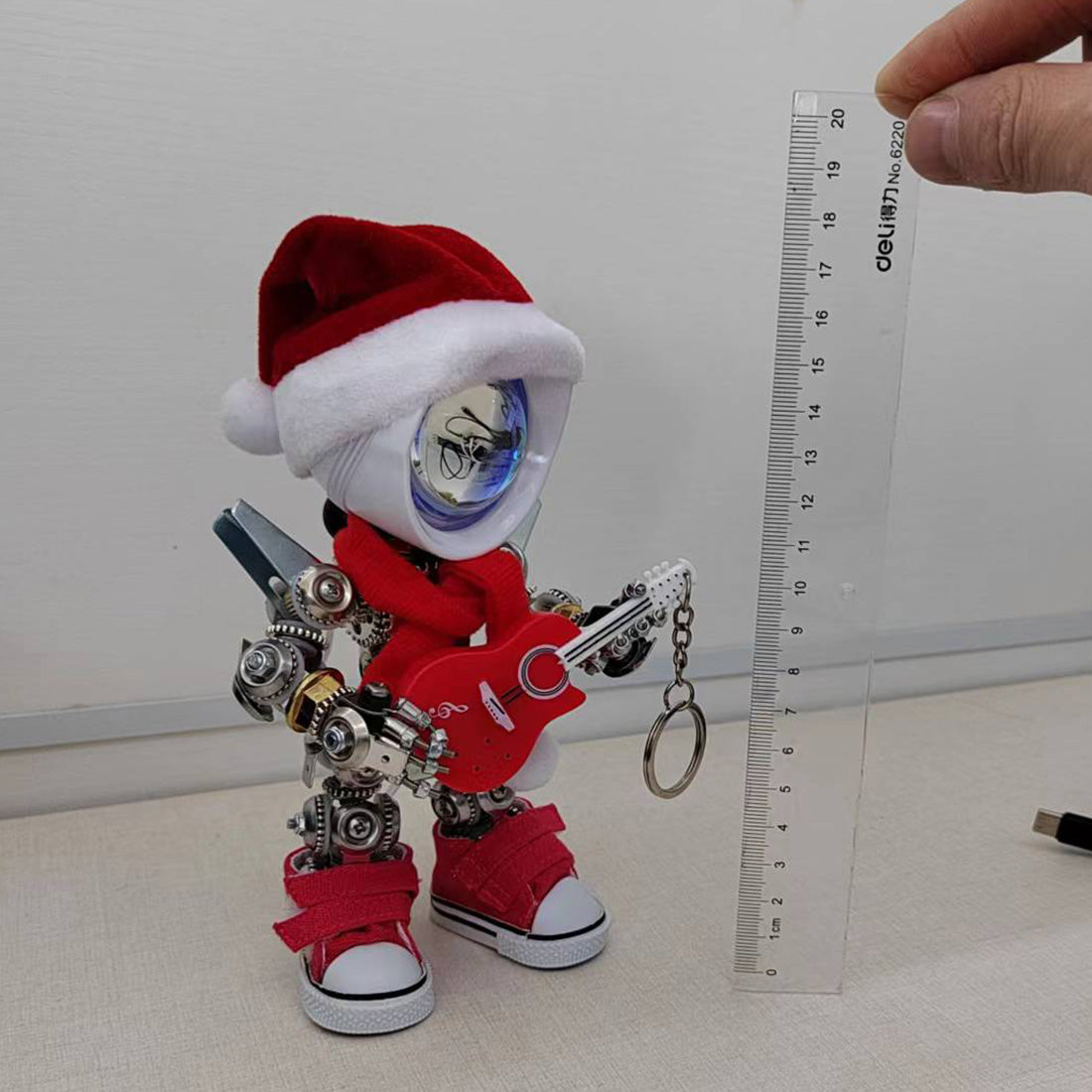 Santa Claus DIY Metal Kits with Colorful Ambient Lamp - Stirlingkit