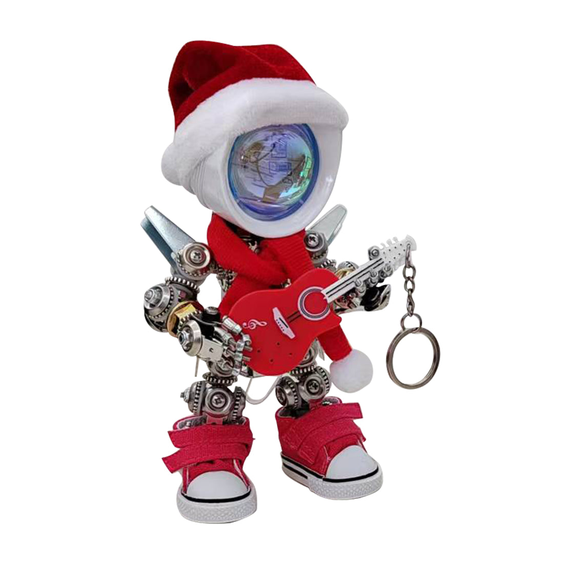 Santa Claus DIY Metal Kits with Colorful Ambient Lamp - Stirlingkit