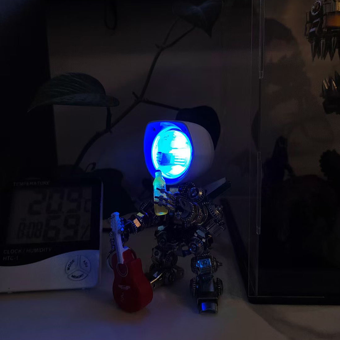 Santa Claus DIY Metal Kits with Colorful Ambient Lamp - Stirlingkit