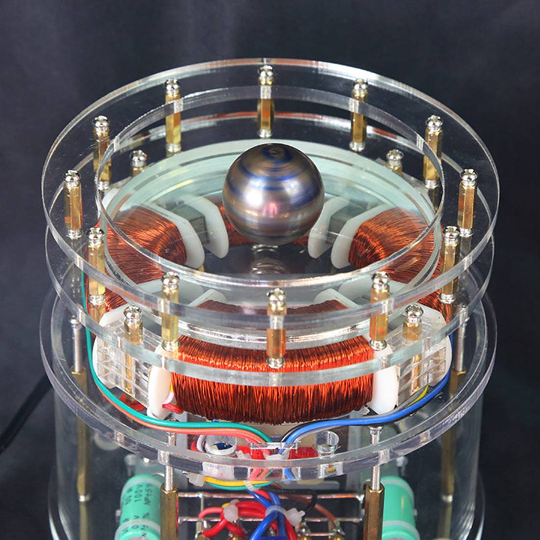 Stark Tesla's Rotating Egg of Columbus AC Motor Tesla Coil Motor ...