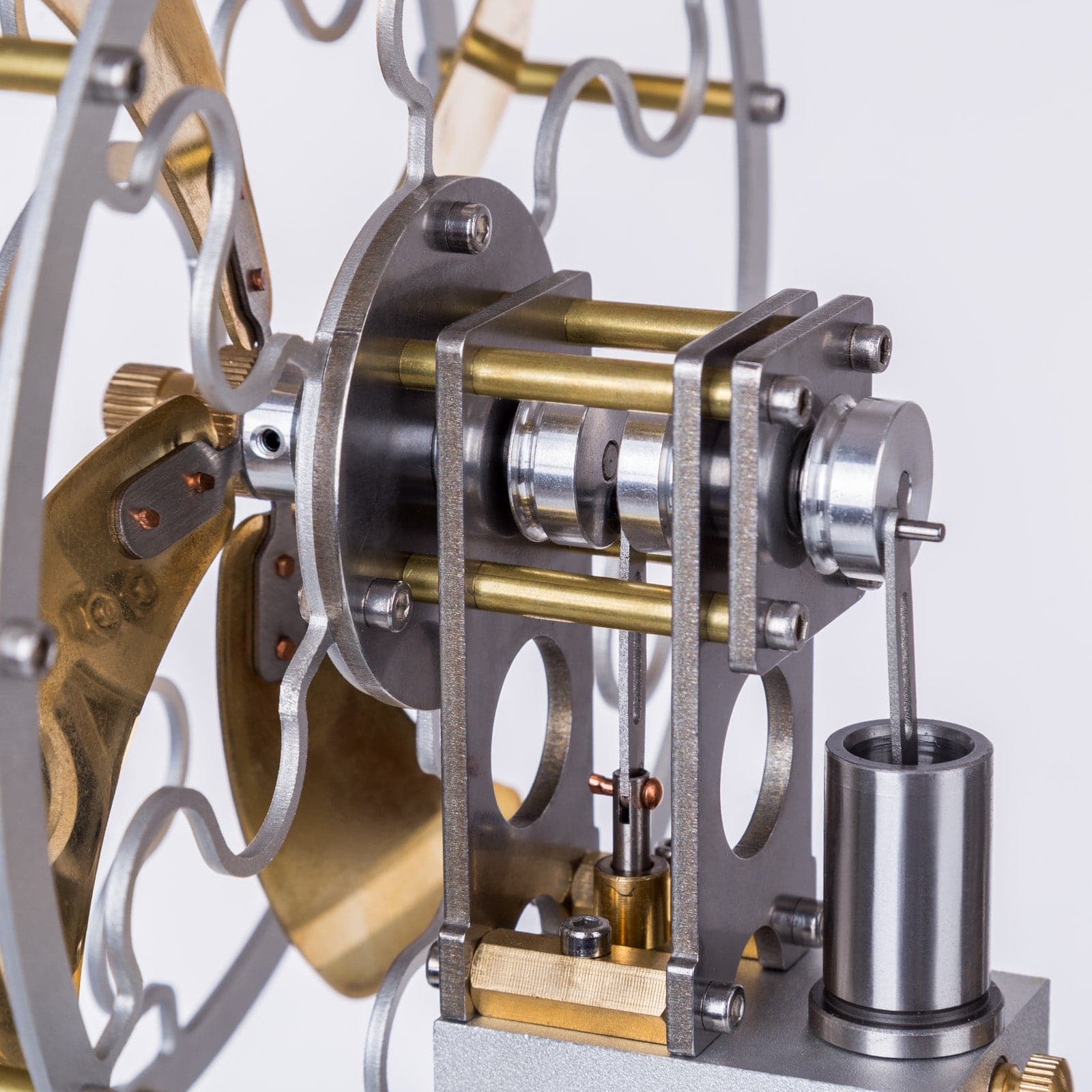 Vintage 4 Blades Heat Powered Stove Table Fan Stirling Engine Science ...